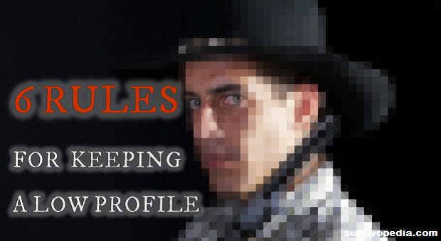 6 Rules For Keeping A Low Profile | Survival | Before It's News
