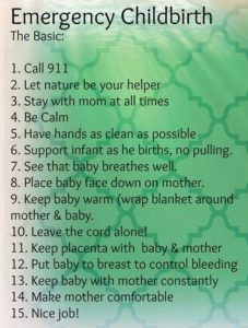How To Safely Deliver A Baby When SHTF – Survivopedia